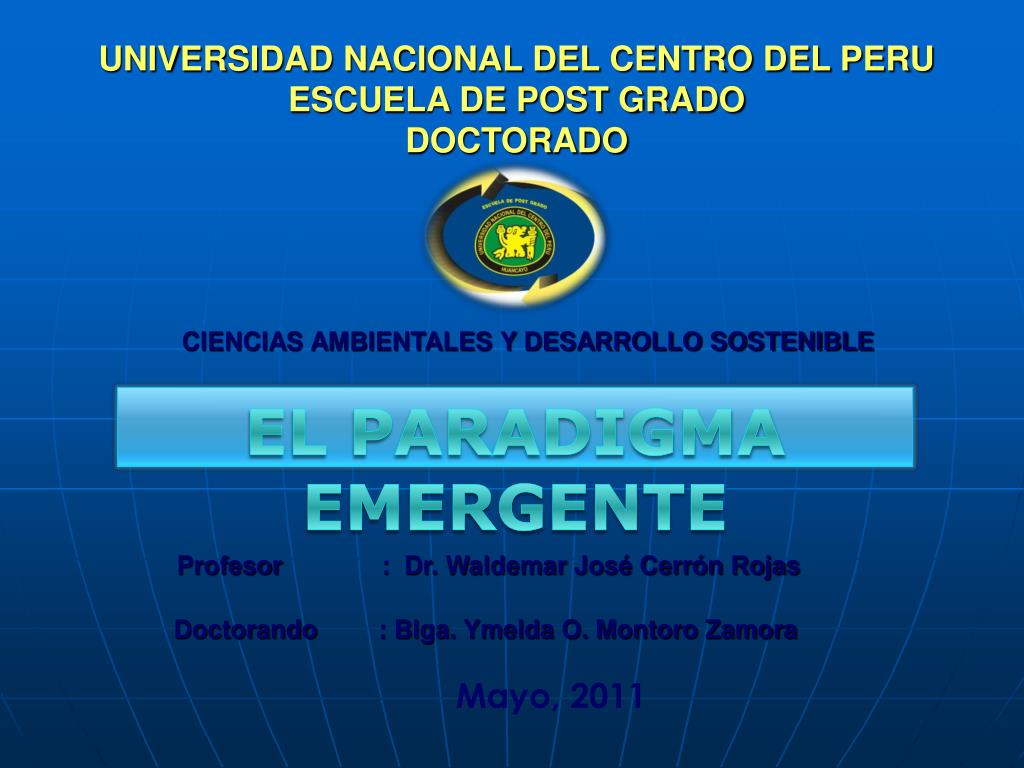 PPT - El Paradigma Emergente PowerPoint Presentation, free download ...