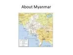 PPT - Myanmar PowerPoint Presentation, free download - ID:6487727