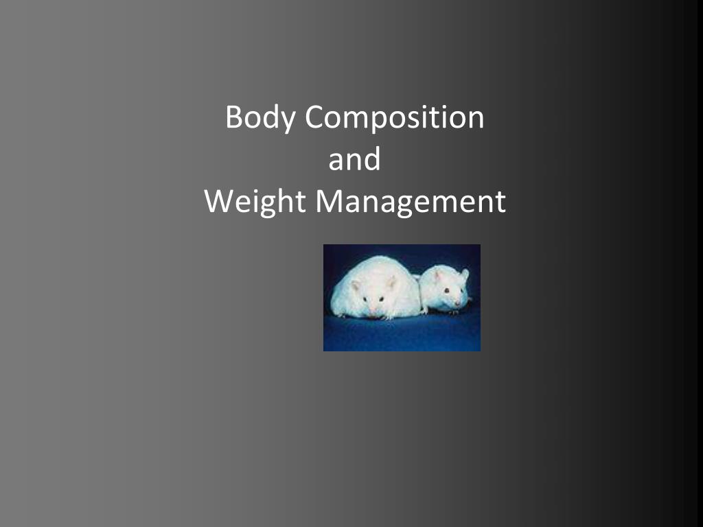 PPT - Body Composition and Weight Management PowerPoint Presentation ...