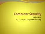 PPT - Computer Security Certifications Course PowerPoint Presentation ...