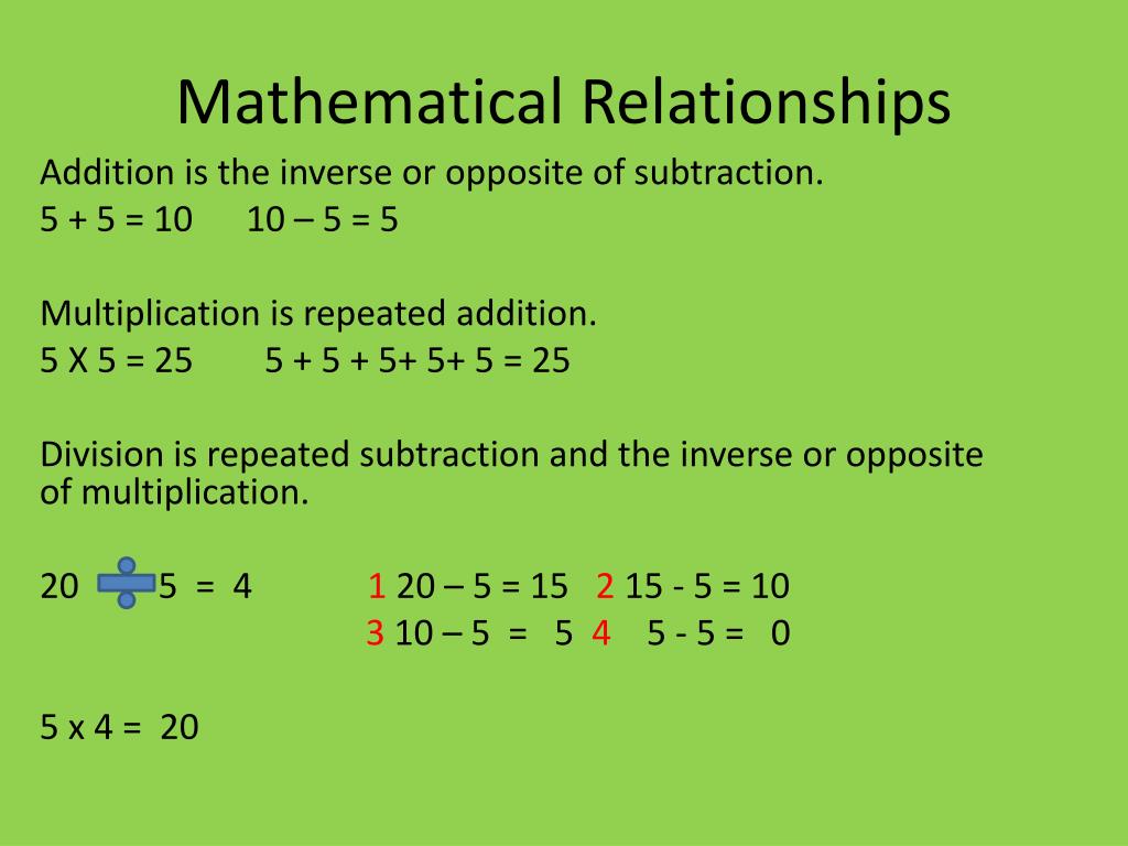 PPT - Mathematical Relationships PowerPoint Presentation, free download ...