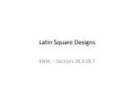 PPT - Latin Square Design PowerPoint Presentation, free download - ID ...