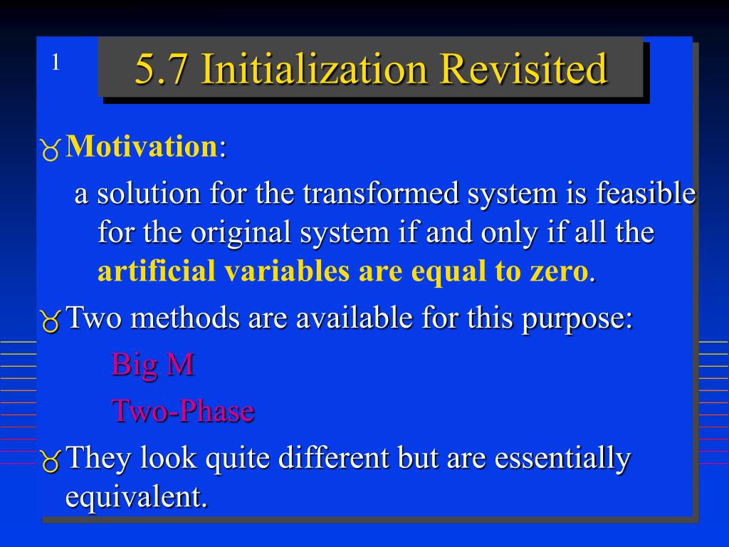 PPT - 5.7 Initialization Revisited PowerPoint Presentation, free ...