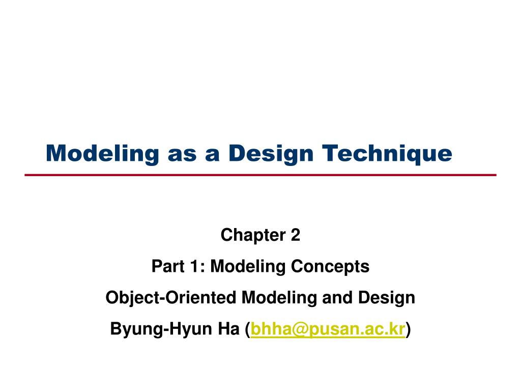 PPT - Modeling as a Design Technique PowerPoint Presentation, free ...
