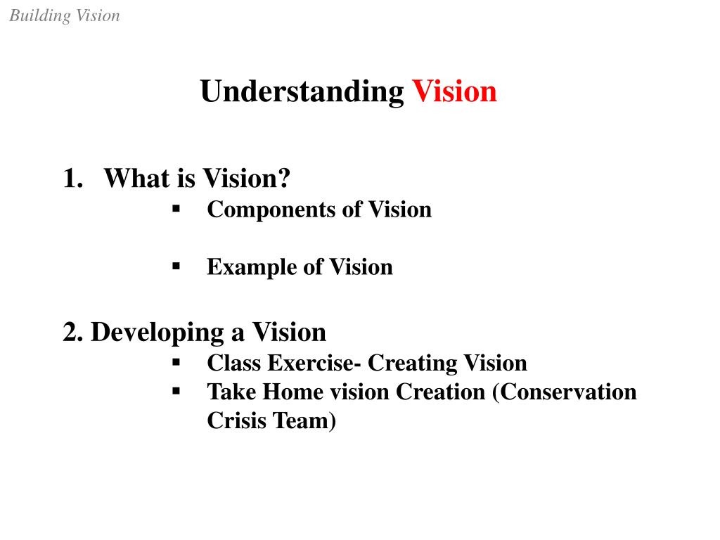 PPT - Understanding Vision PowerPoint Presentation, free download - ID ...