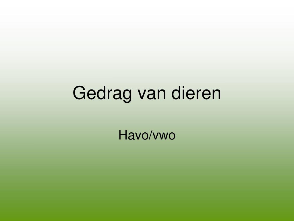 PPT - Gedrag van dieren PowerPoint Presentation, free download - ID:3804235