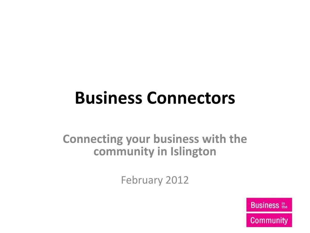 PPT - Business Connectors PowerPoint Presentation, free download - ID ...