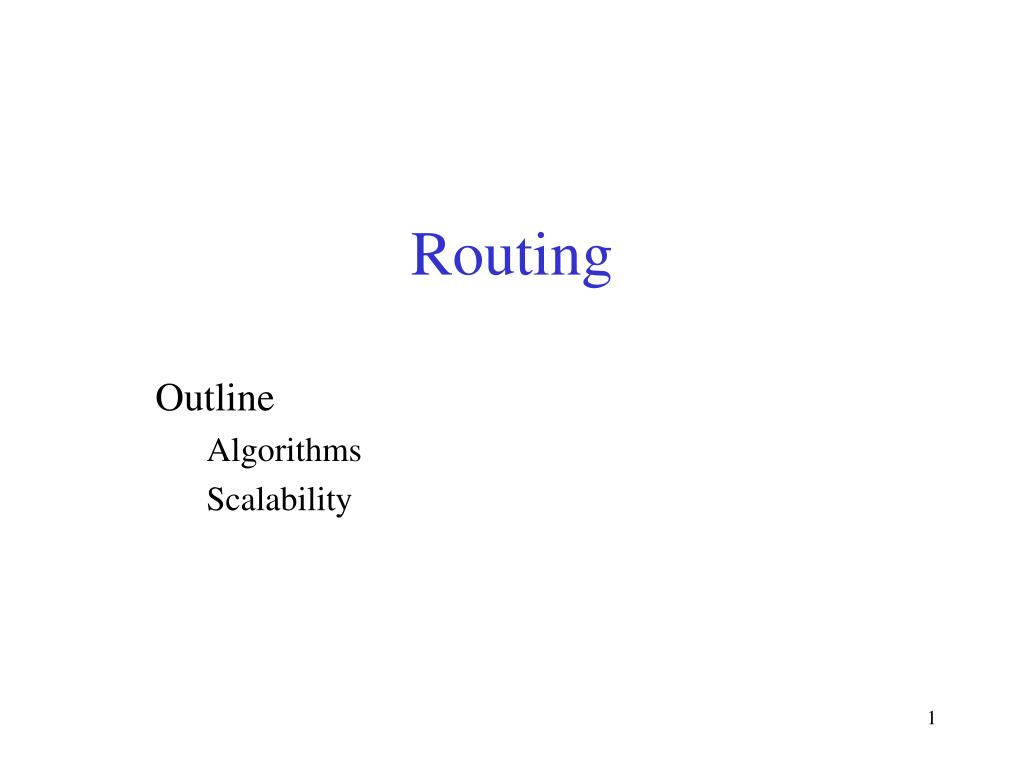 PPT - Routing PowerPoint Presentation, free download - ID:3805933