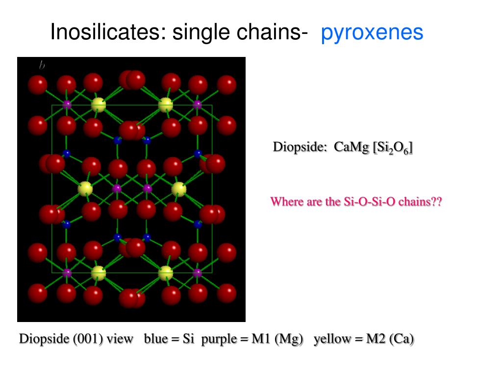 PPT - Inosilicates: single chains- pyroxenes PowerPoint Presentation ...