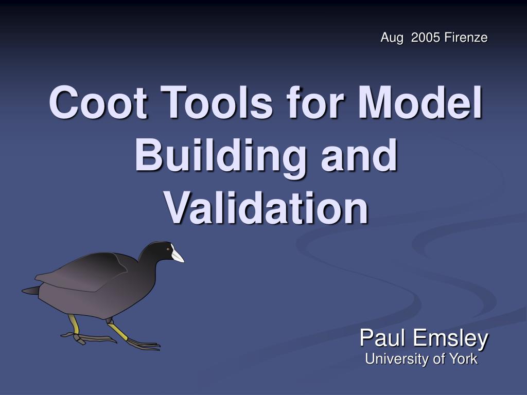 PPT - Coot Tools for Model Building and Validation PowerPoint ...