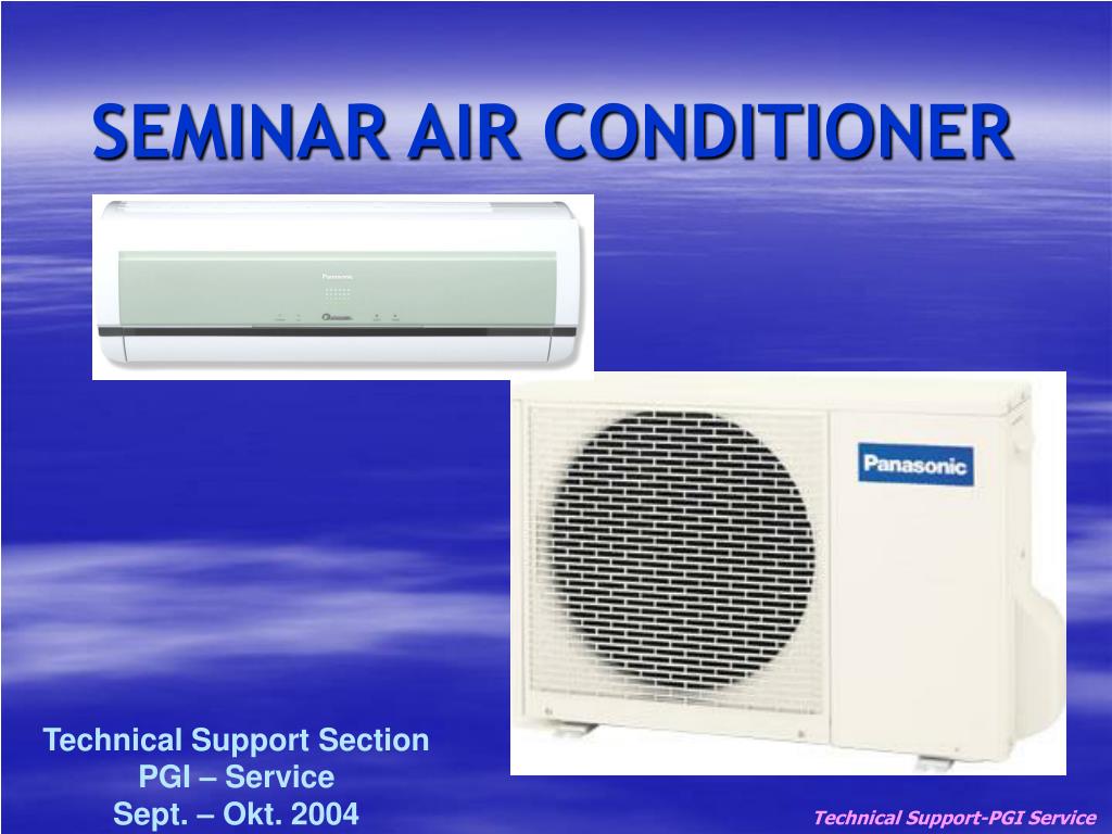 PPT - SEMINAR AIR CONDITIONER PowerPoint Presentation, free download ...