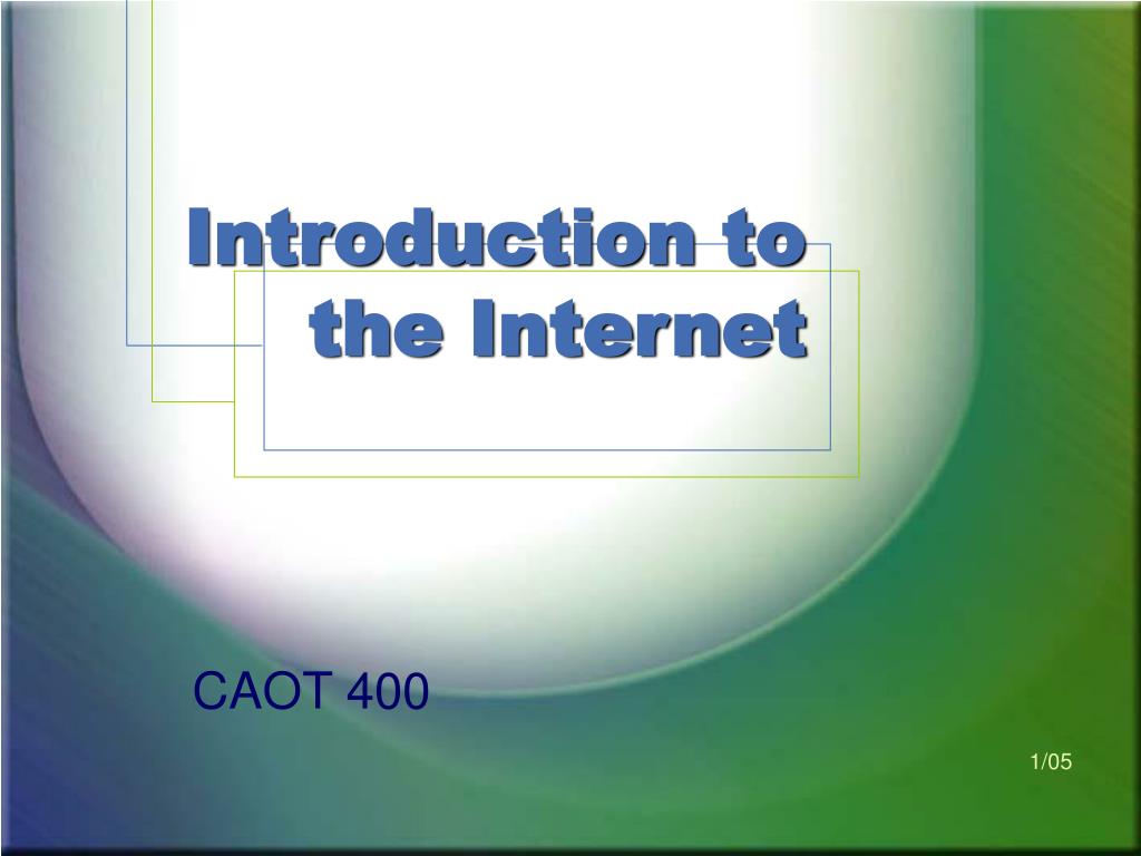 PPT - Introduction to the Internet PowerPoint Presentation, free ...