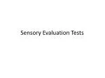 PPT - Sensory Evaluation Tests PowerPoint Presentation, free download ...