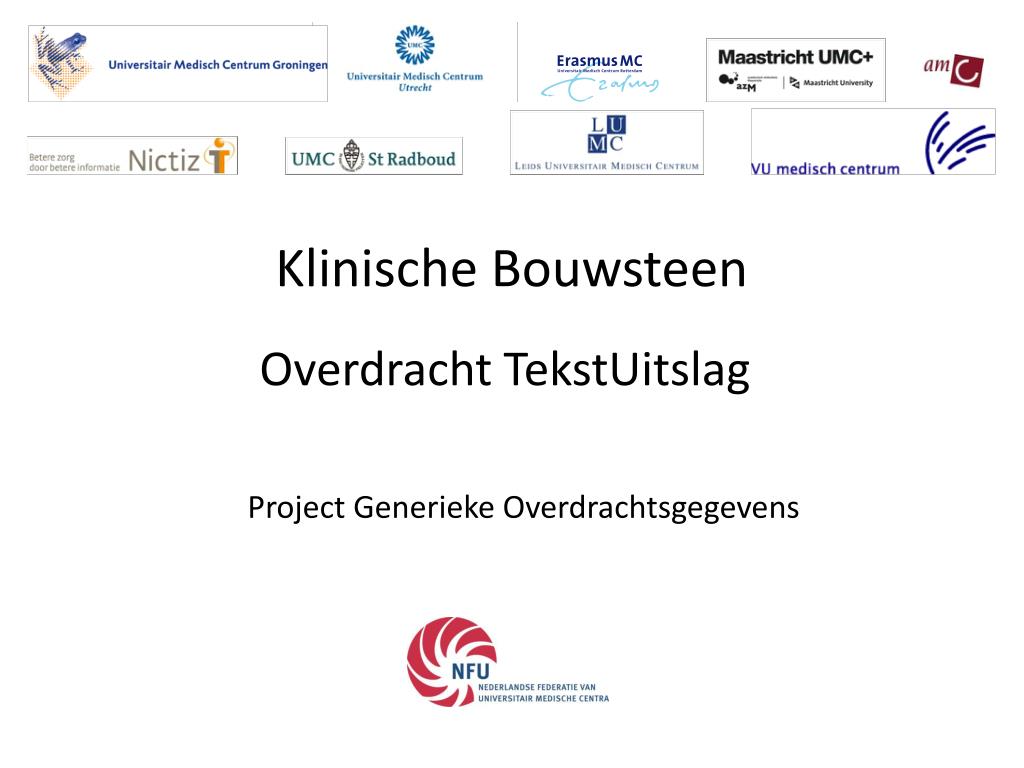 PPT - Overdracht TekstUitslag PowerPoint Presentation, free download ...