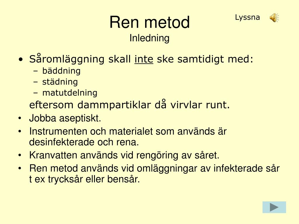 PPT - Ren metod Inledning PowerPoint Presentation, free download - ID ...