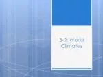 PPT - World Climates PowerPoint Presentation, free download - ID:6386334