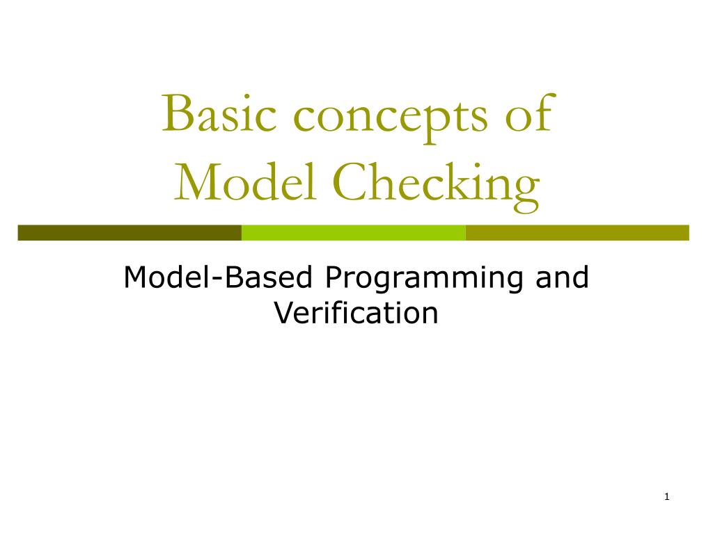 PPT - Basic concepts of Model Checking PowerPoint Presentation, free ...