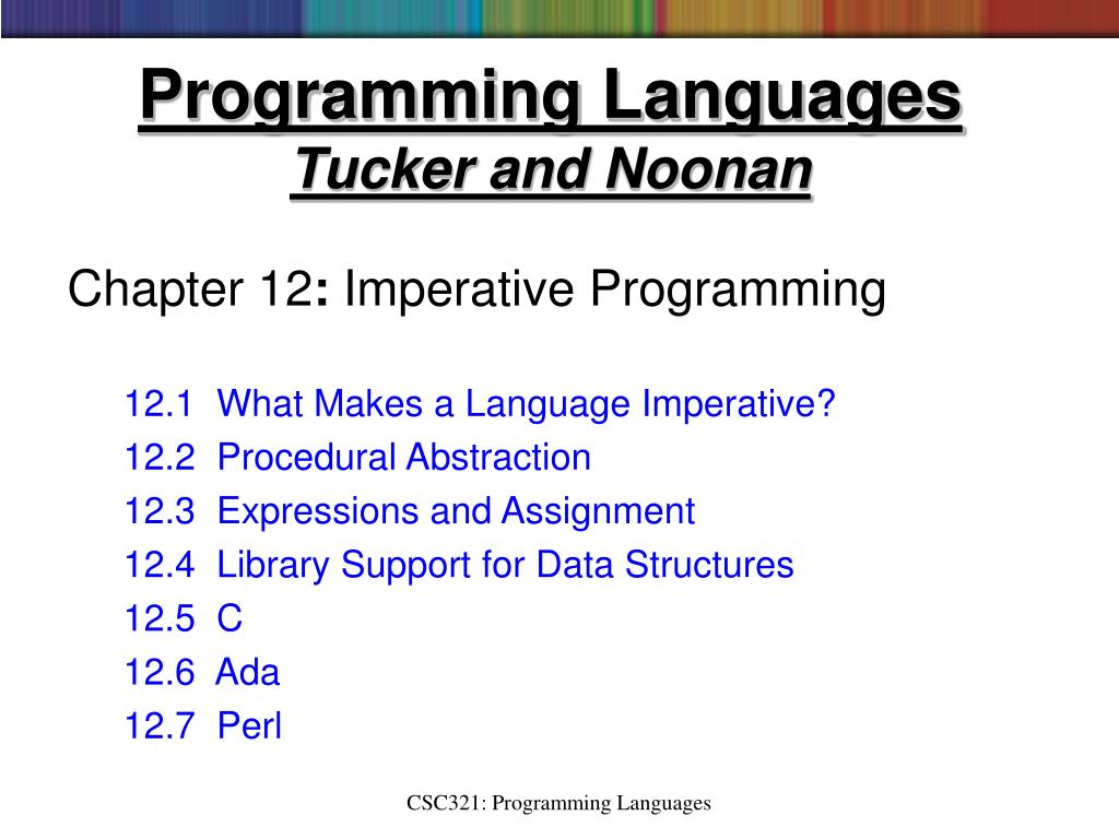 PPT - Programming Languages Tucker and Noonan PowerPoint Presentation ...