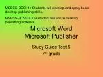 PPT - Microsoft Publisher - Introduction PowerPoint Presentation, free ...