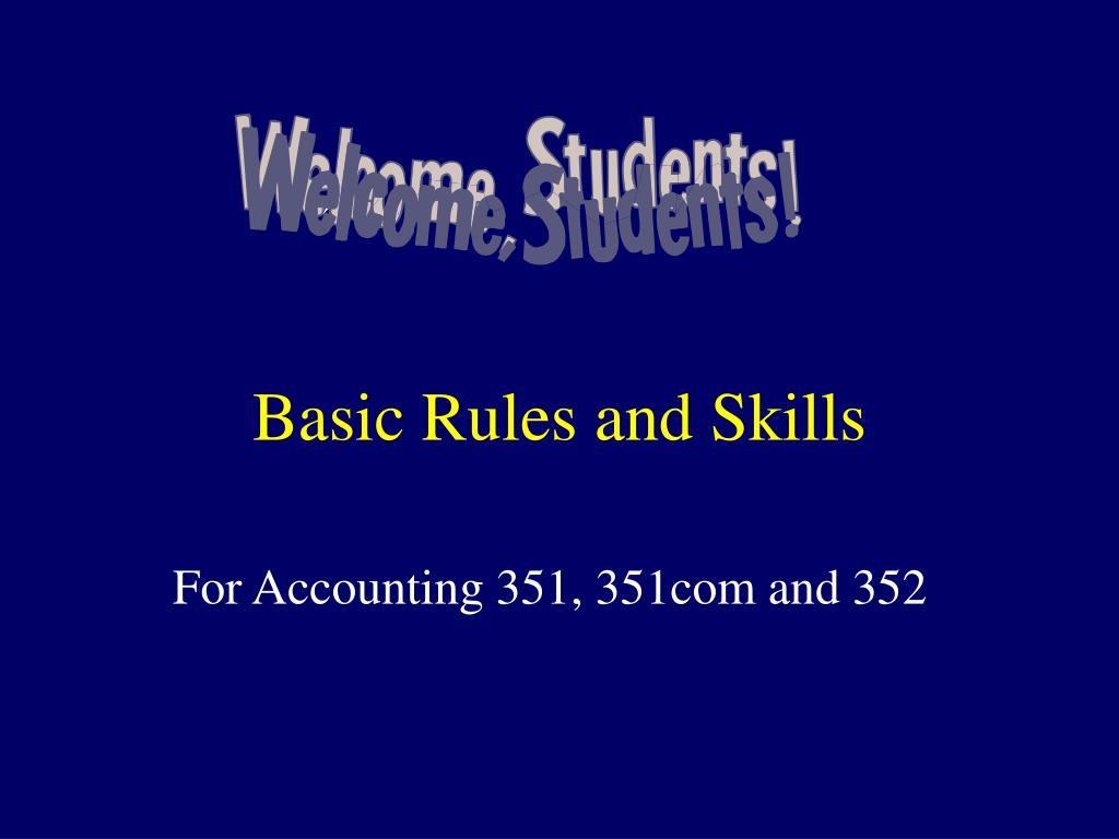 PPT - Basic Rules and Skills PowerPoint Presentation, free download ...