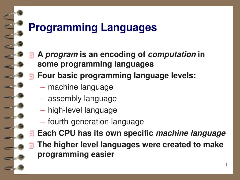 PPT - Programming Languages PowerPoint Presentation, free download - ID ...