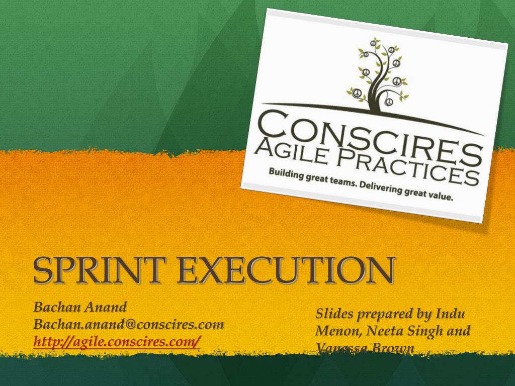 PPT - SPRINT EXECUTION PowerPoint Presentation, free download - ID:3814904
