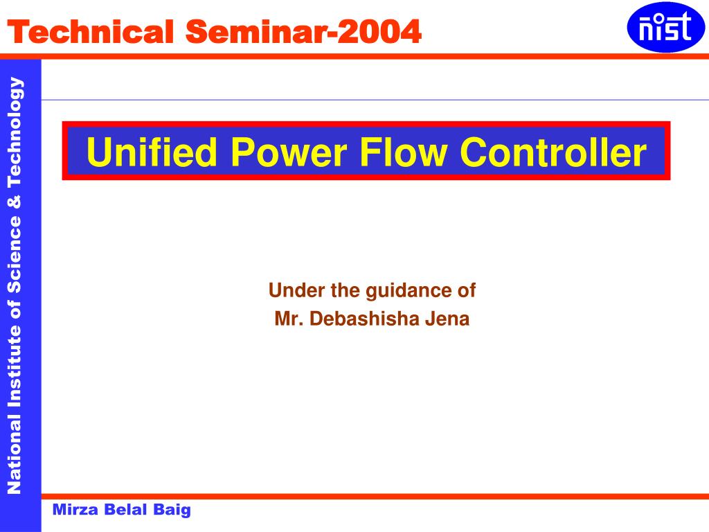 PPT - Unified Power Flow Controller PowerPoint Presentation, free ...