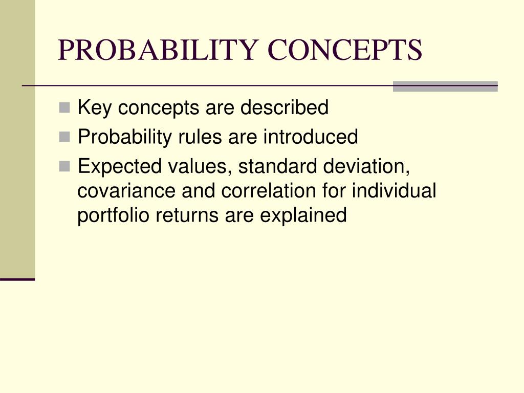 PPT - PROBABILITY CONCEPTS PowerPoint Presentation, free download - ID ...