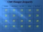 PPT - Cliff Hanger by Jean Craighead George PowerPoint Presentation ...