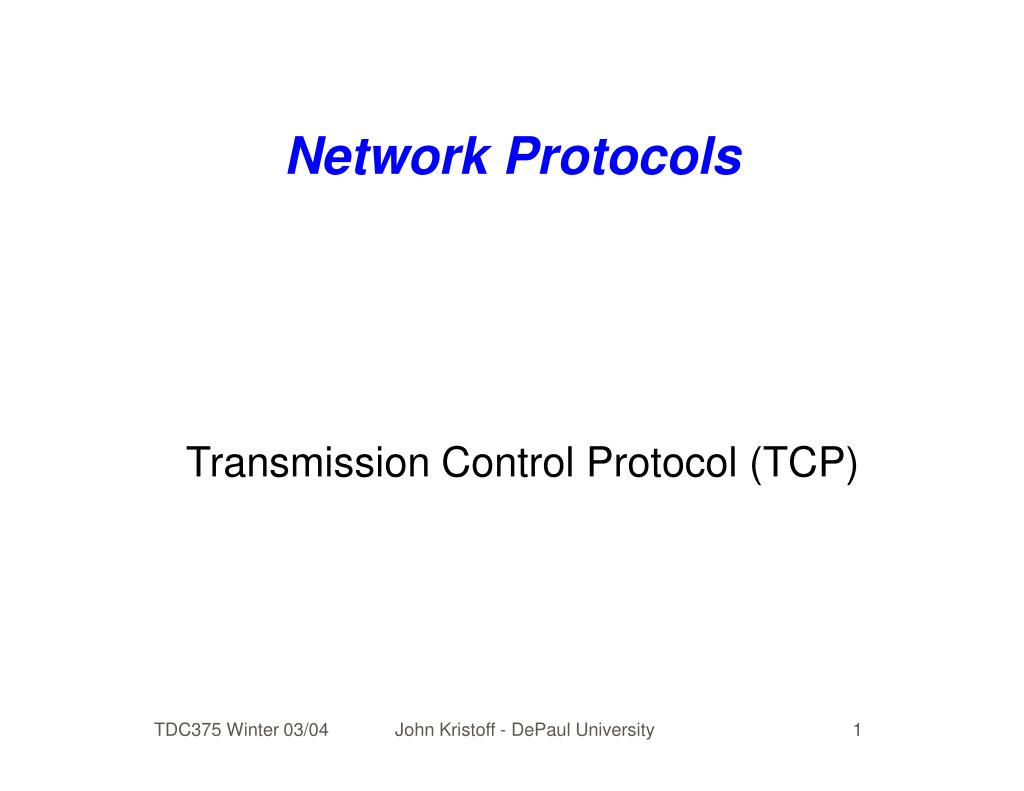 PPT - Network Protocols PowerPoint Presentation, free download - ID:3824811
