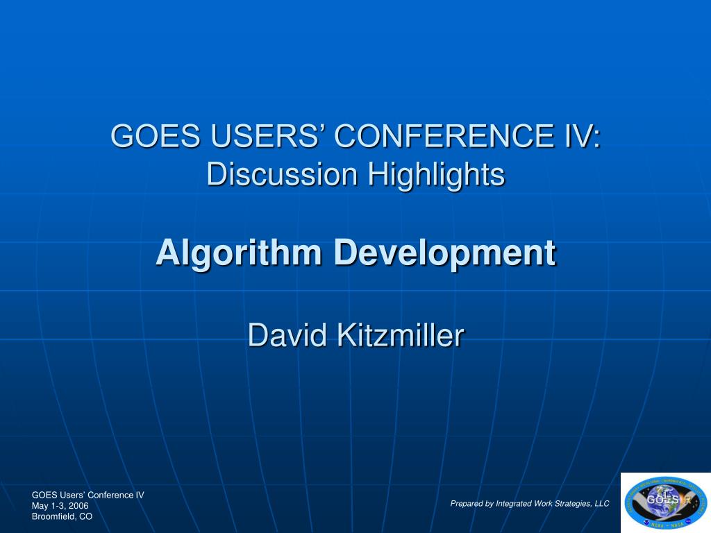 PPT - Algorithm Development Discussion: Enhancing Collaboration and ...