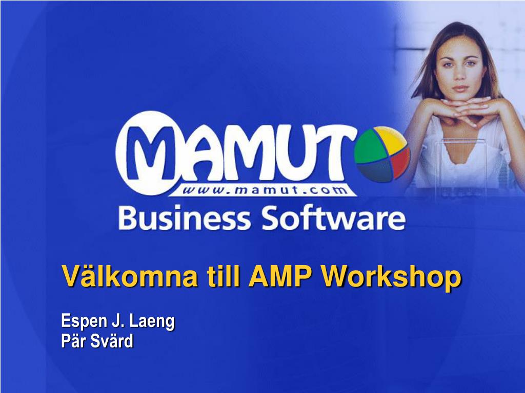 PPT - Välkomna till AMP Workshop PowerPoint Presentation, free download ...