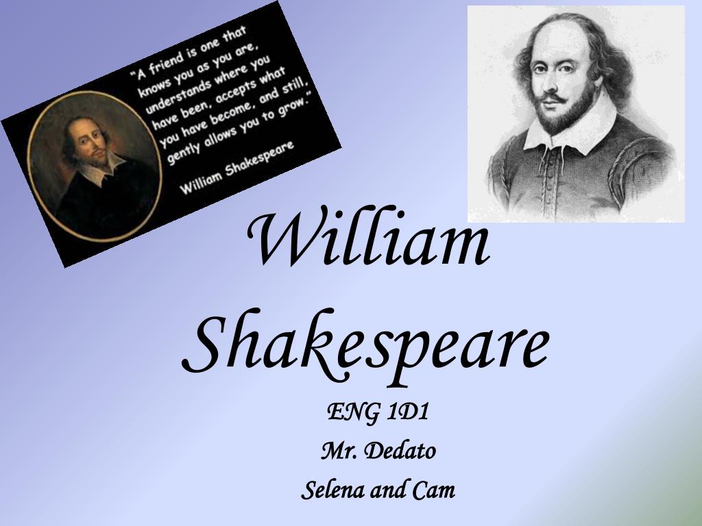 PPT - William Shakespeare PowerPoint Presentation, free download - ID ...
