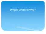 PPT - Proper Wear of the Military Uniform PowerPoint Presentation, free ...