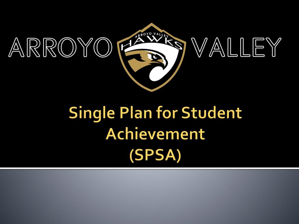 PPT - Single Plan for Student Achievement (SPSA) PowerPoint ...