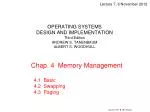 PPT - MODERN OPERATING SYSTEMS Third Edition ANDREW S. TANENBAUM ...