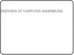PPT - ASSEMBLING AND DISASSEMBLING OF COMPUTER SYSTEM PowerPoint ...