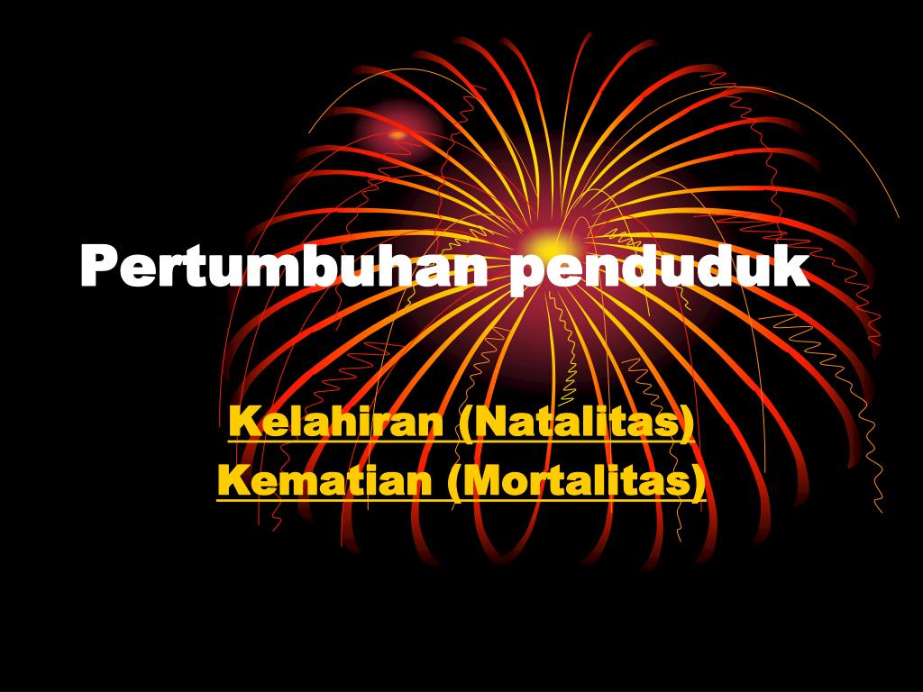 PPT - Pertumbuhan penduduk PowerPoint Presentation, free download - ID ...