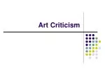 PPT - Feldman’s Method of Art Criticism PowerPoint Presentation, free ...