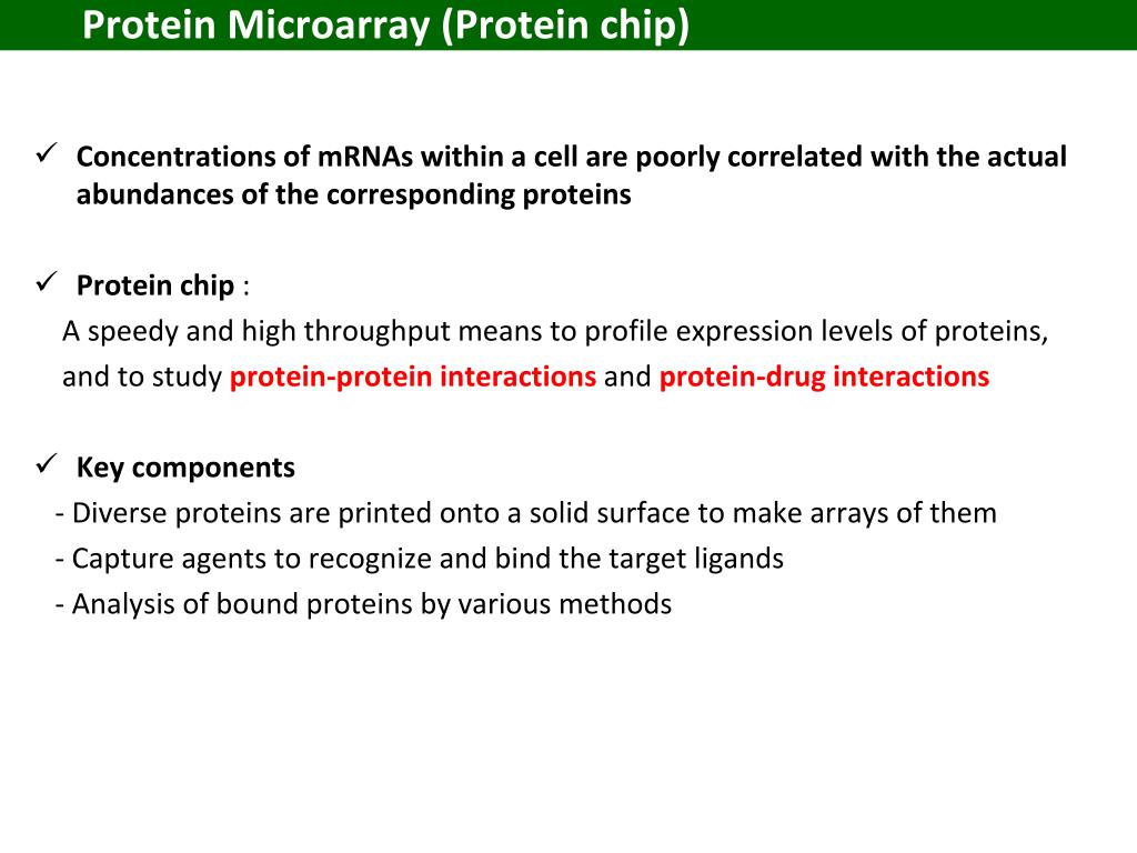 PPT - Protein Microarray (Protein chip) PowerPoint Presentation, free ...