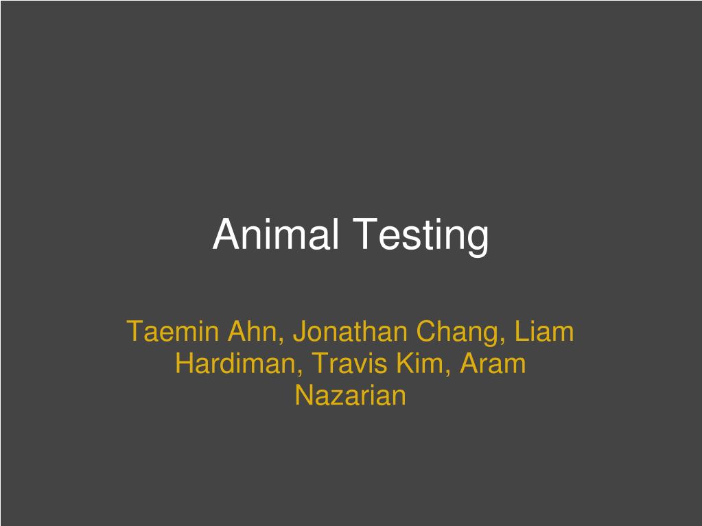 PPT - Animal Testing PowerPoint Presentation, free download - ID:3834578