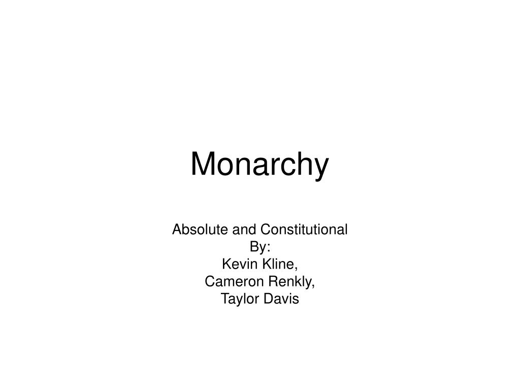 PPT - Monarchy PowerPoint Presentation, free download - ID:3834756