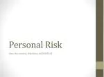 PPT - Developing Personal Risk Management Plans PowerPoint Presentation ...
