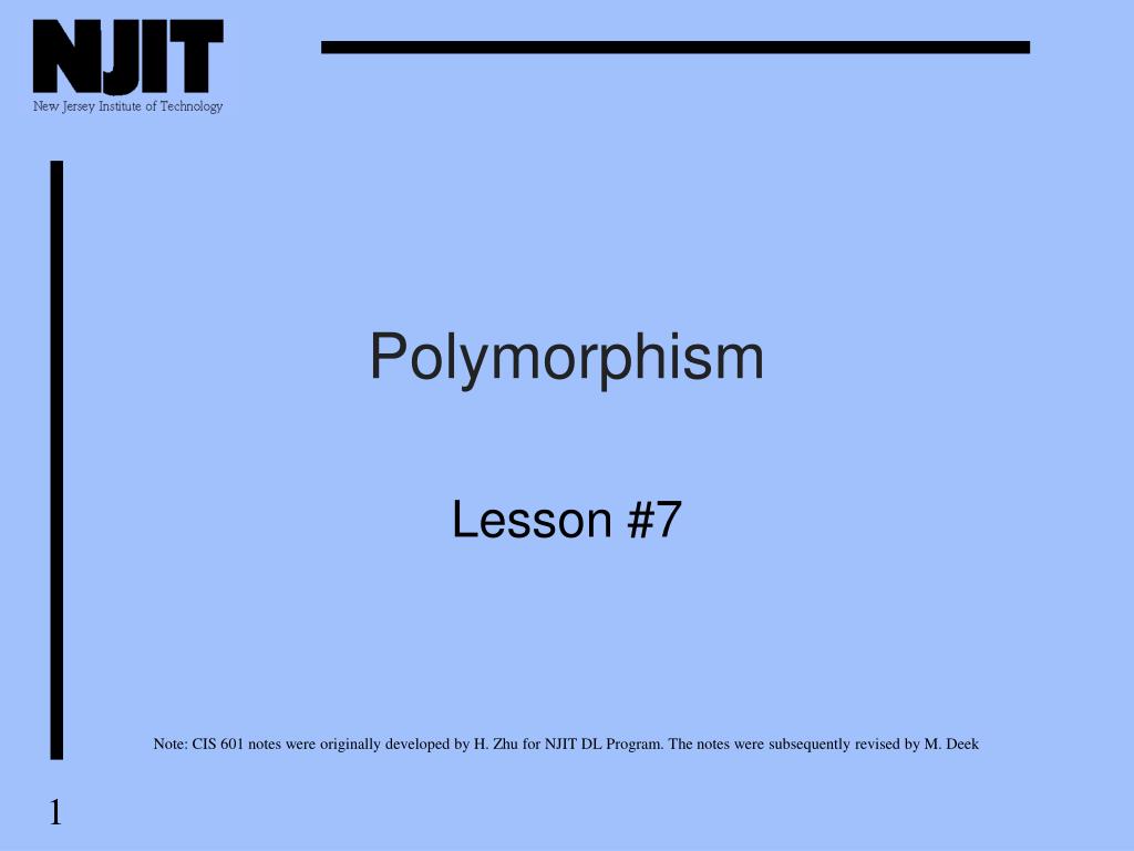 PPT - Polymorphism PowerPoint Presentation, free download - ID:3839720