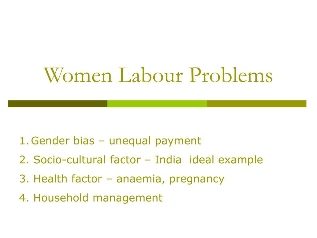 PPT - Women Labour Problems PowerPoint Presentation, free download - ID ...