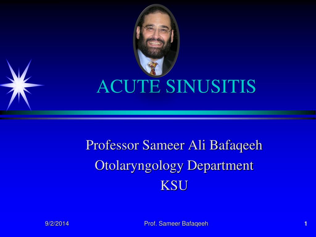 PPT - ACUTE SINUSITIS PowerPoint Presentation, free download - ID:3840681