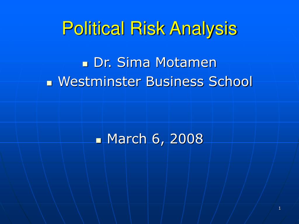 PPT - Political Risk Analysis PowerPoint Presentation, free download ...