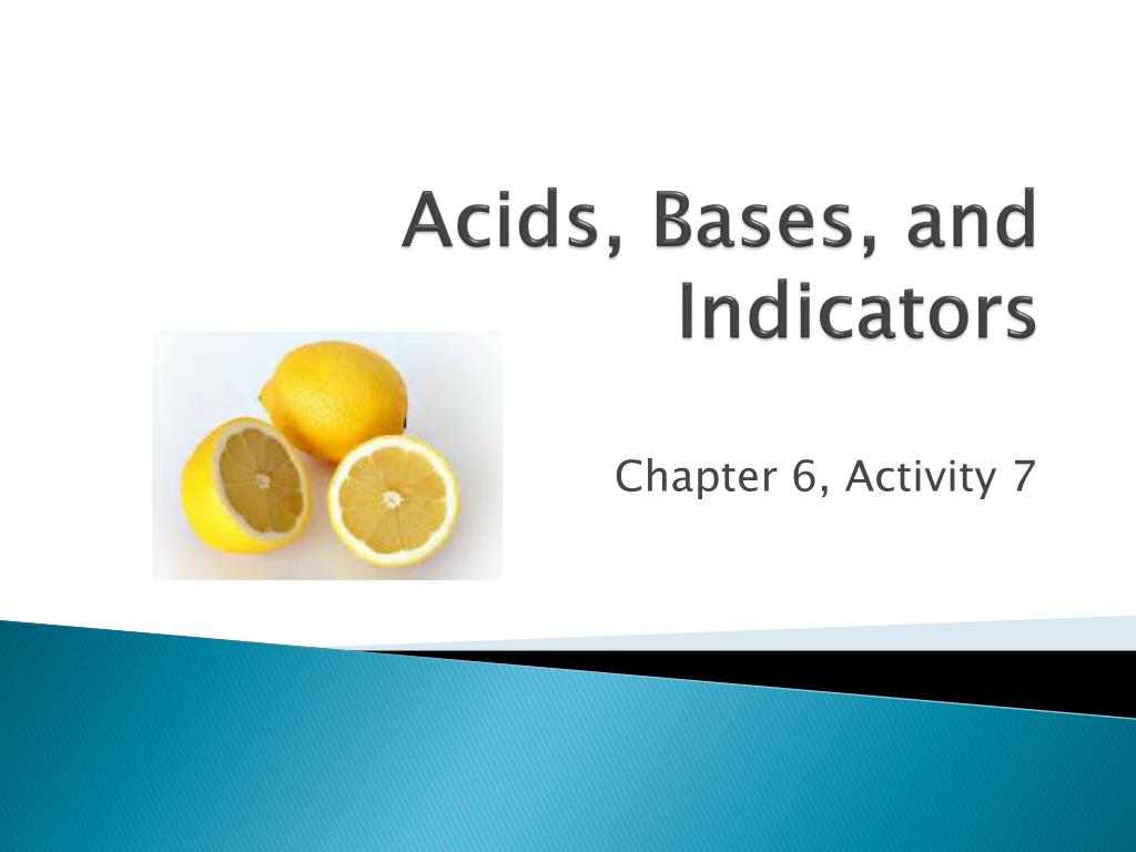 PPT - Acids, Bases, and Indicators PowerPoint Presentation, free ...