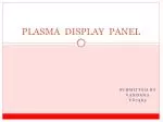 PPT - I. Structure of AC Plasma Display Panel Schematic of PDP Drive ...