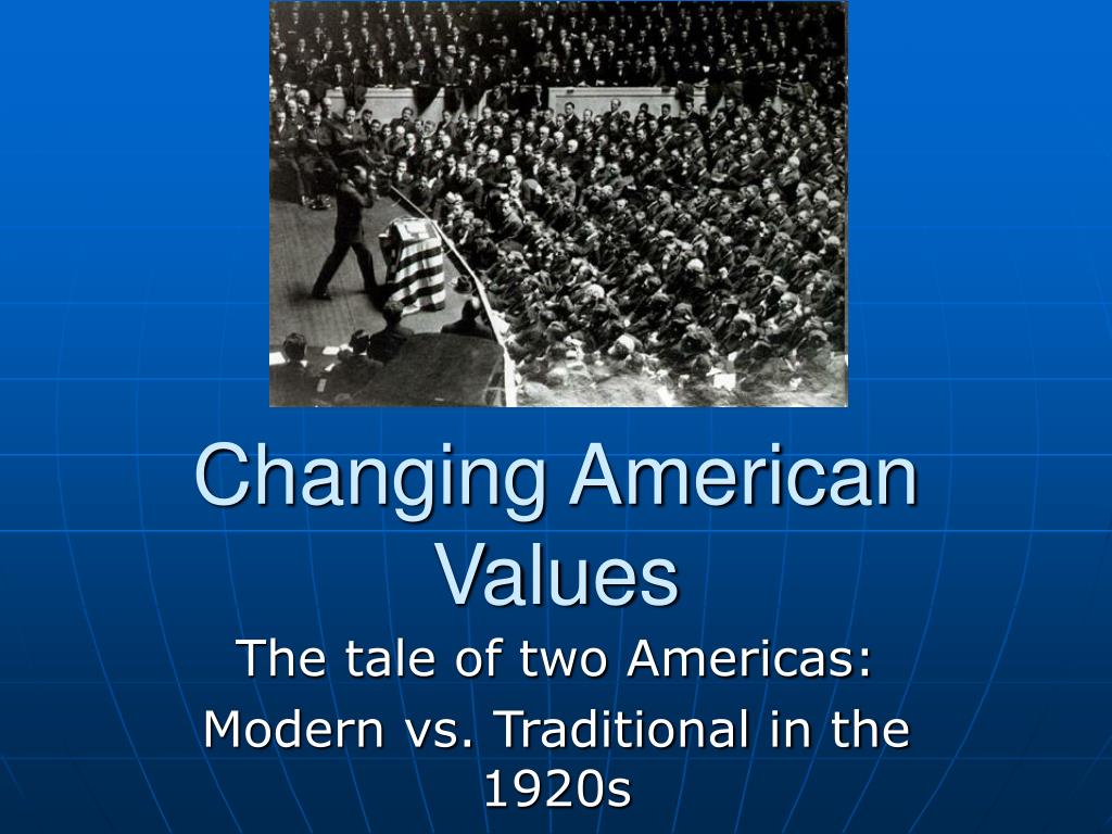 PPT - Changing American Values PowerPoint Presentation, free download ...